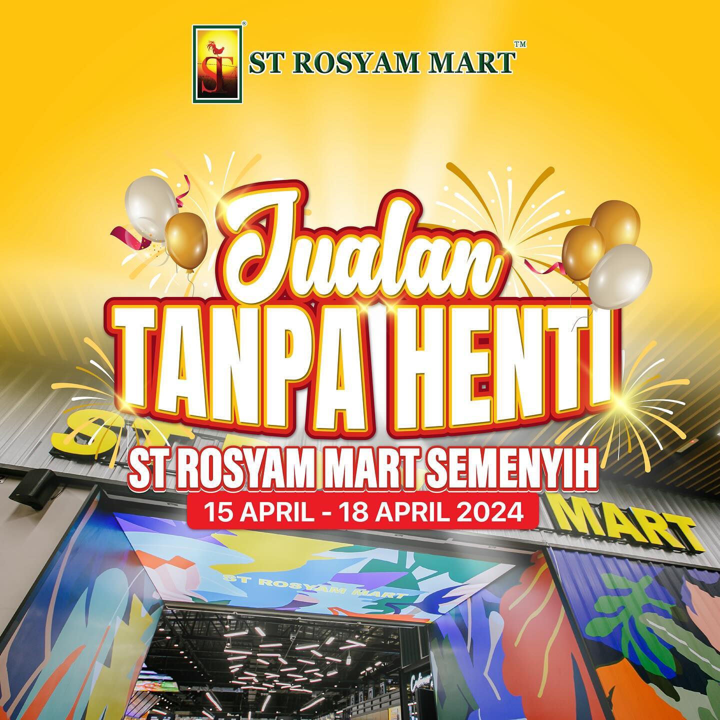Jualan Tanpa Henti 15 April - 18 April - Sri Ternak Group
