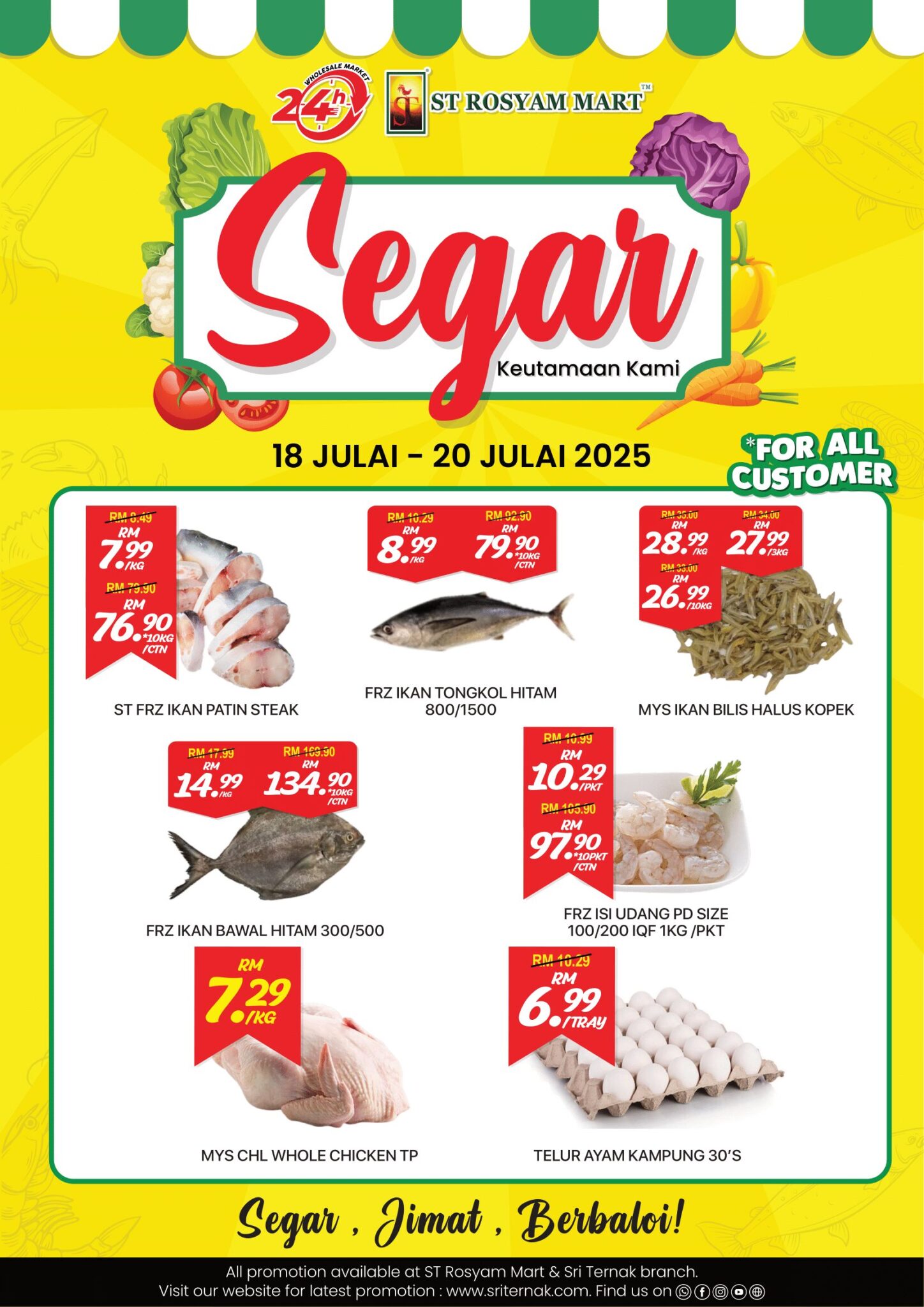 Weekly Fresh (18 Jul - 20 Jul) - Sri Ternak Group