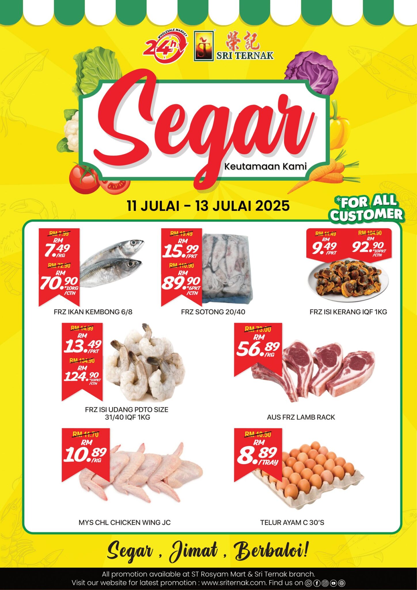 Weekly Fresh (11 Jul - 13 Jul) - Sri Ternak Group
