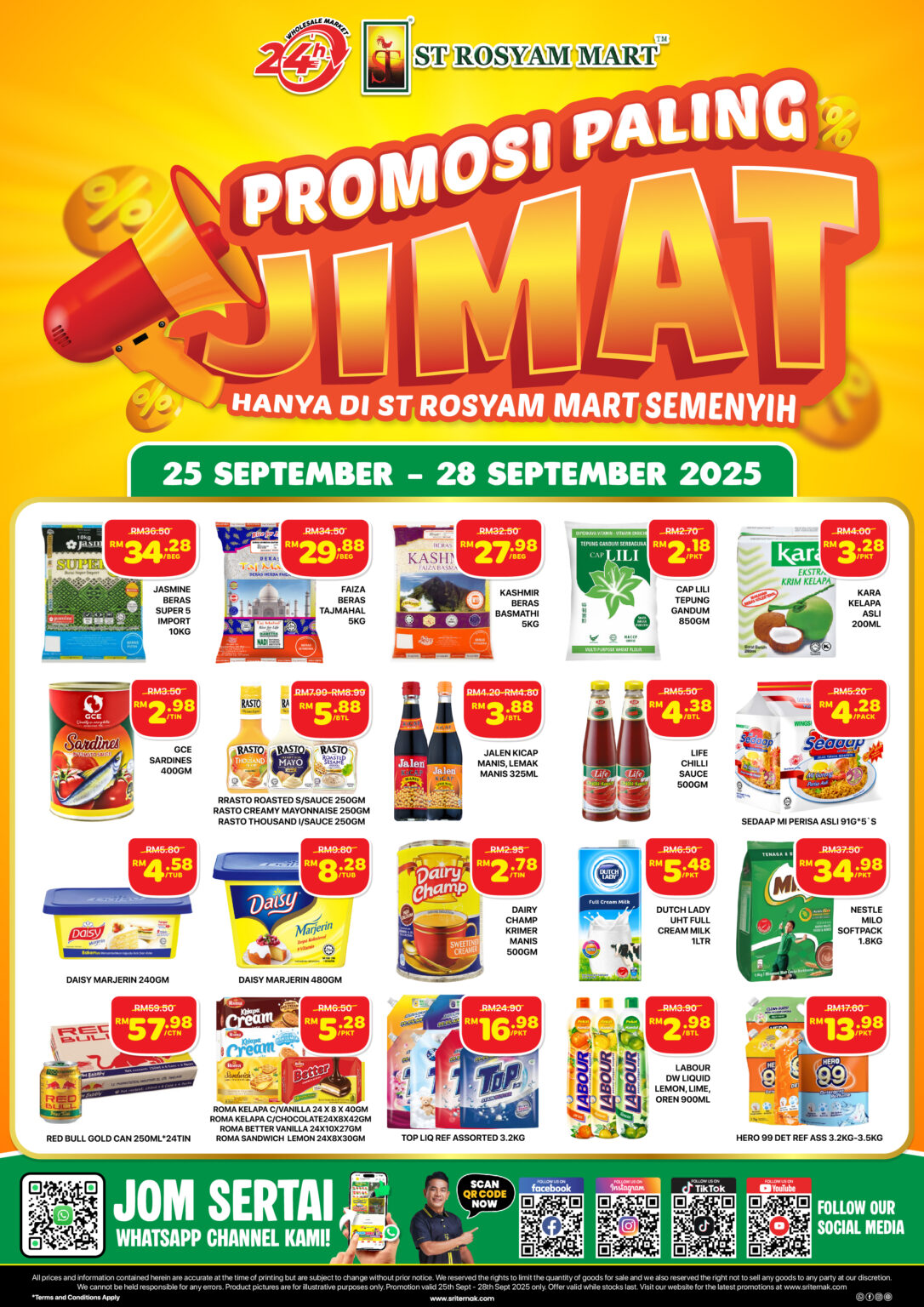 Promosi Paling Jimat (Semenyih) (25 Sep - 28 Sep) - Sri Ternak Group
